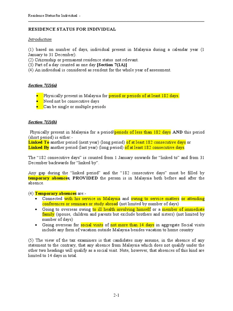 1 - Notes - Resident - Individual YA2022 | PDF