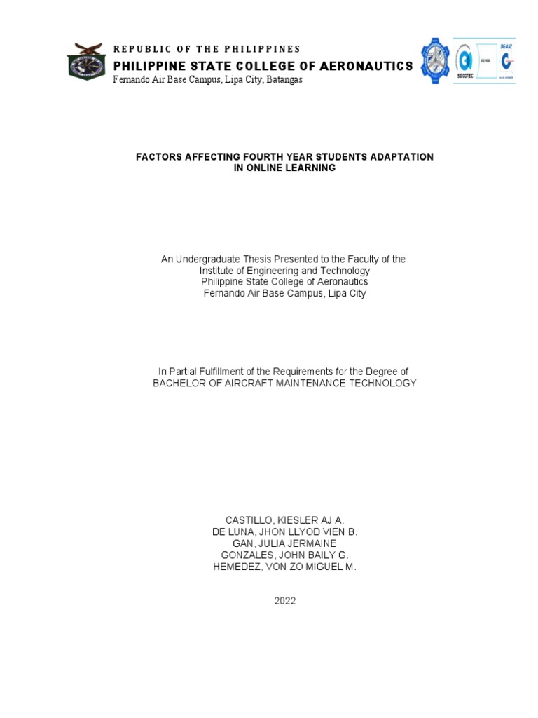 THESIS FINAL Edited 1 | PDF | Methodology | Educational Technology