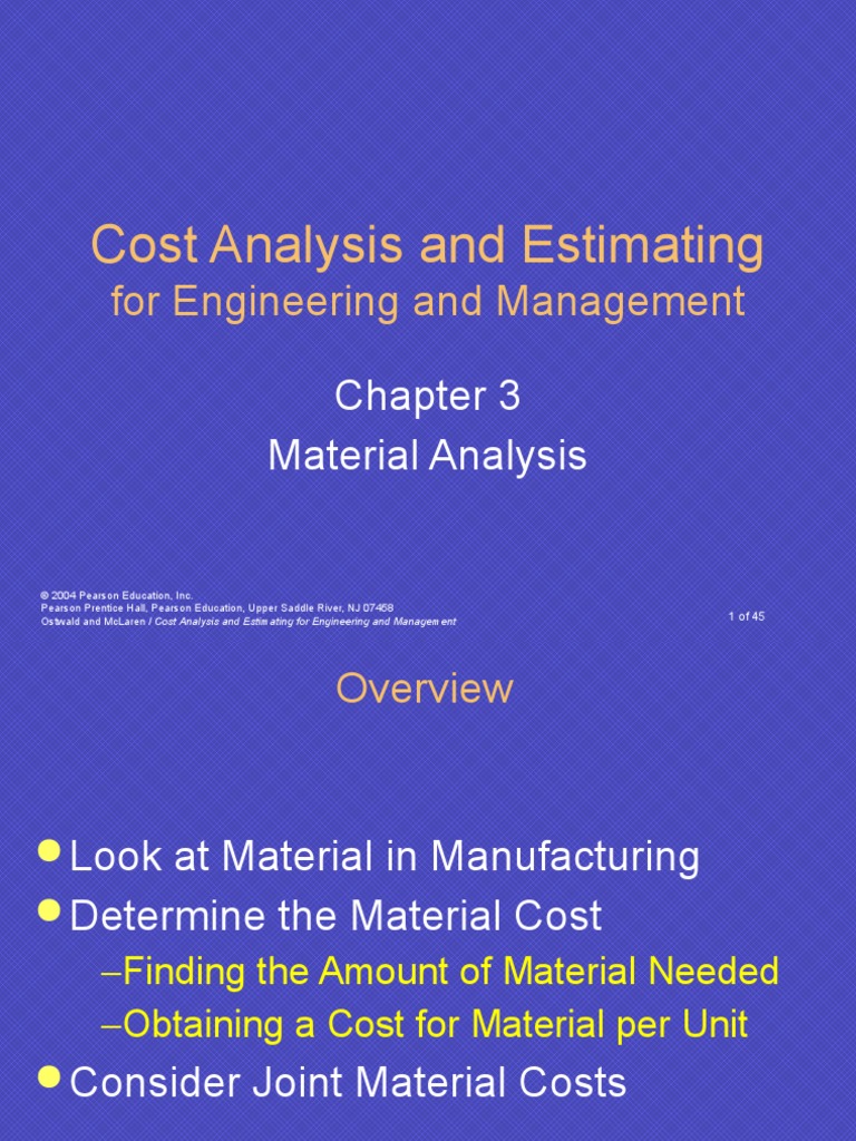 Material Cost Analysis in Engineering | PDF | Casting (Metalworking ...