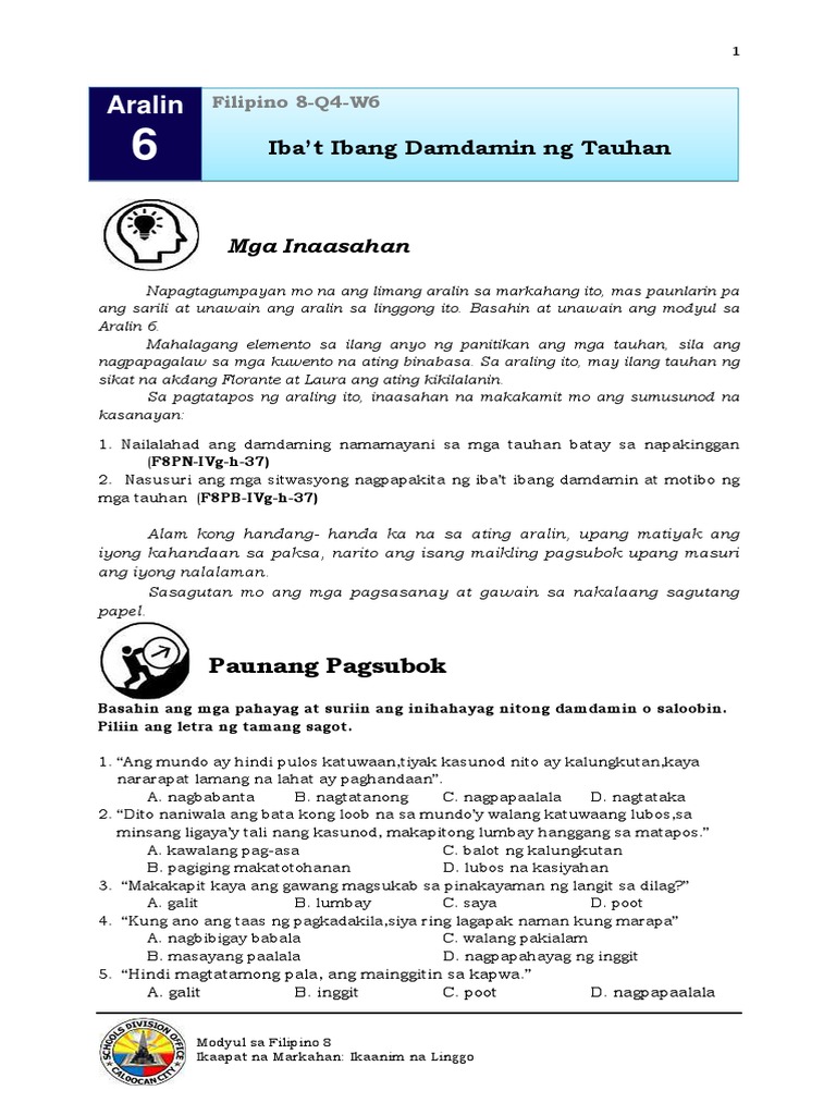 FilIPINO 6 | PDF