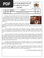 National English Exam 2 Bac 2025 | PDF | Linguistic Morphology | Syntax