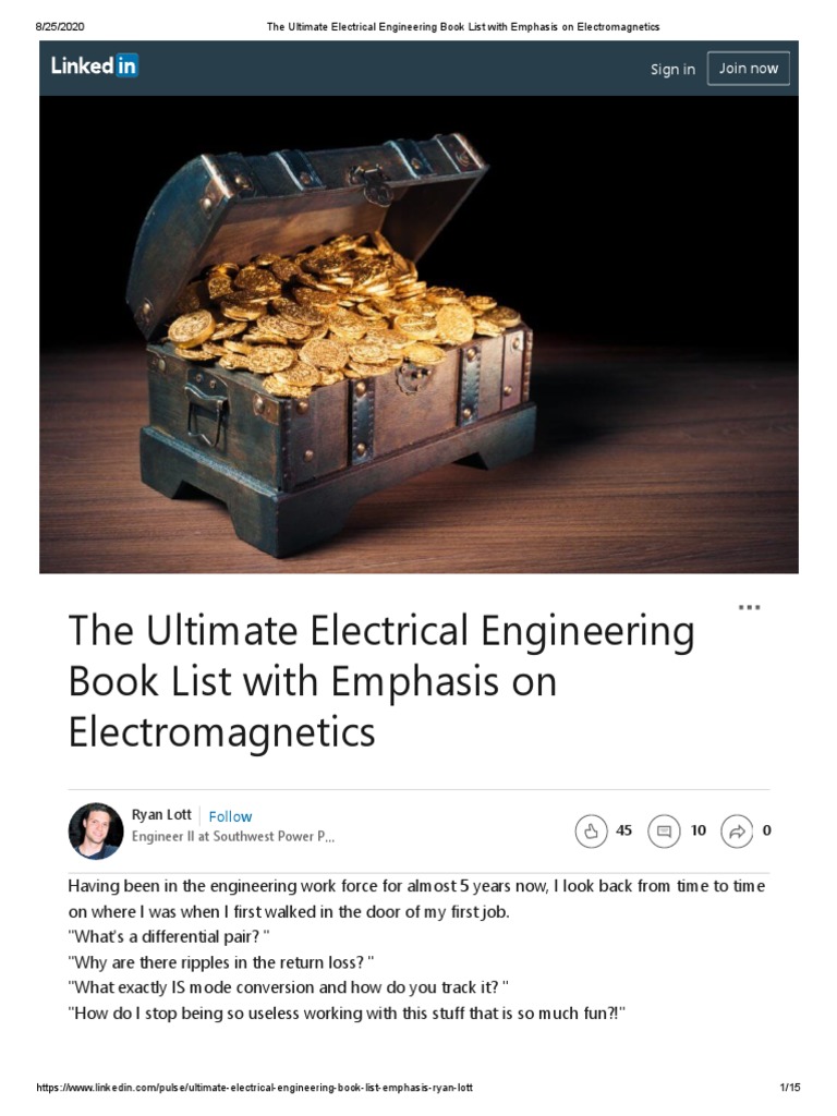 The Ultimate Electrical Engineering Book List With Emphasis On ...