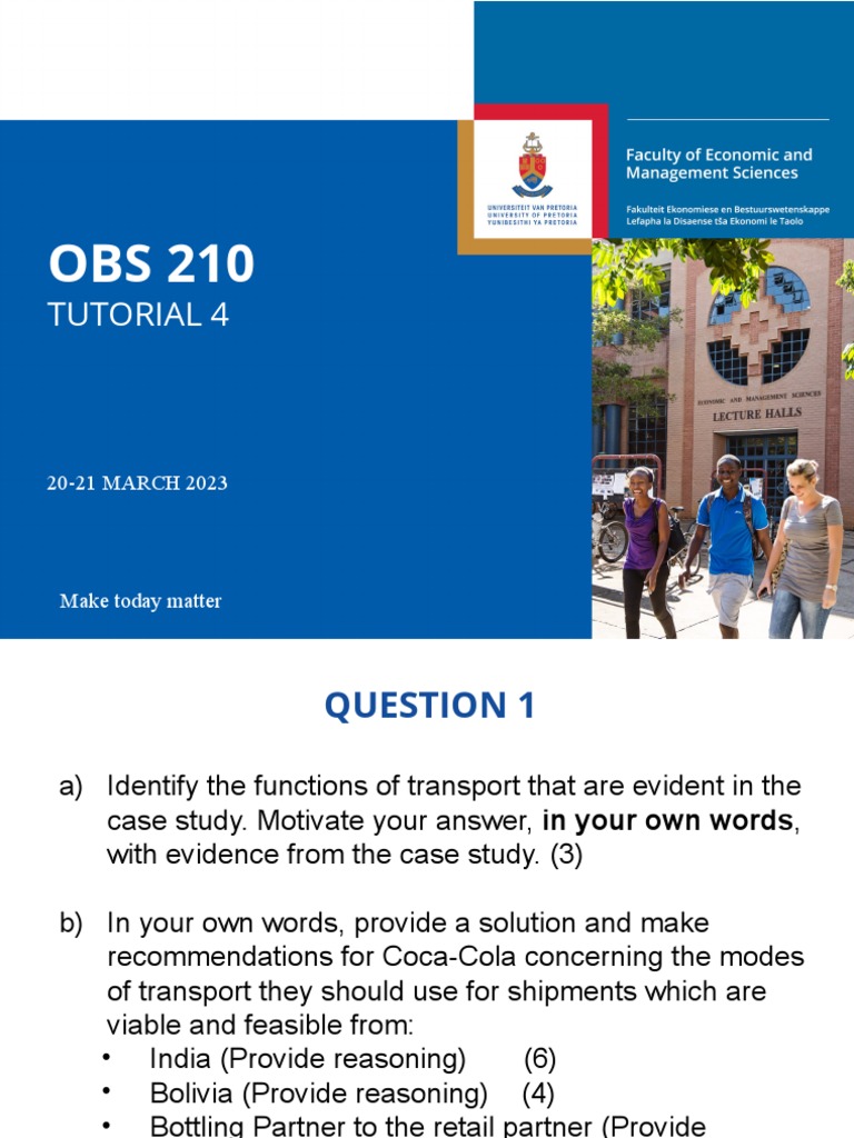 Tutorial 4 Memo | PDF | Transport | Rail Transport Tutorial 4 Memo | PDF | Transport | Rail Transport