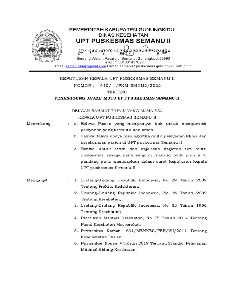 A.ep 1 SK PJ Mutu | PDF