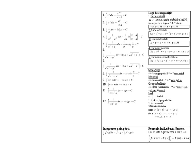 Formule BAC Mate | PDF
