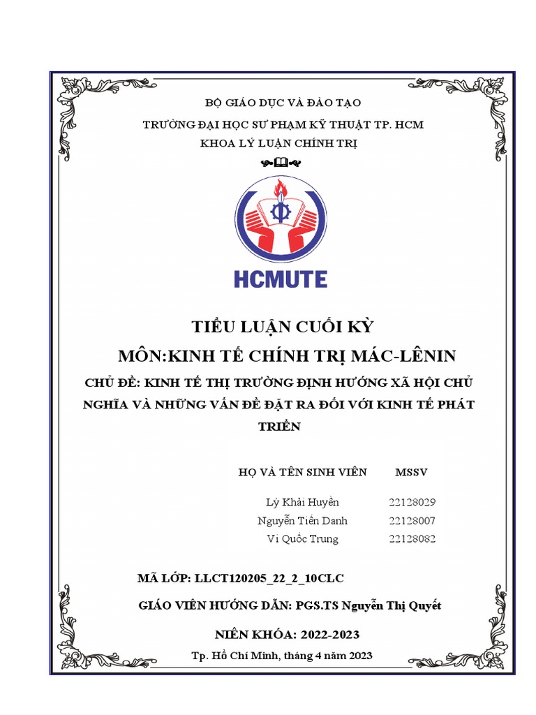 tiểu luận KTCT | PDF