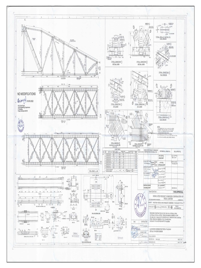 Launching Scheme of Truss - 79M Span Rfo 6 (Sheet 5 of 5) .DWG - V2 ...