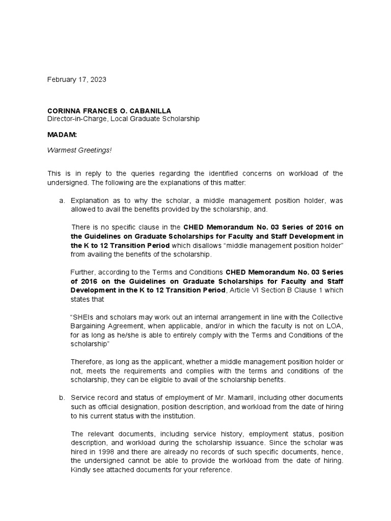 CHED Answer Scholar JCM.2 | PDF