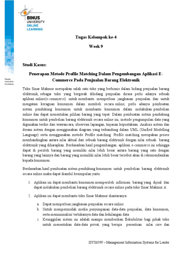 Penerapan Metode Profile Matching | PDF