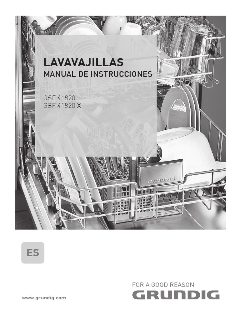 Grundig GSF 41820 Dishwasher | PDF | Lavavajillas | Agua