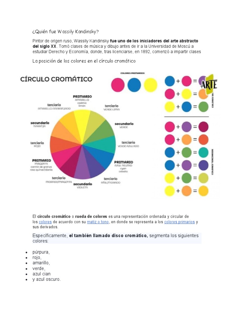 CÍRCULO CROMÁTICO | PDF