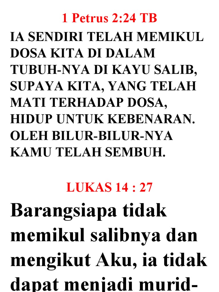 Ayat Alkitab Game Horong 2 | PDF