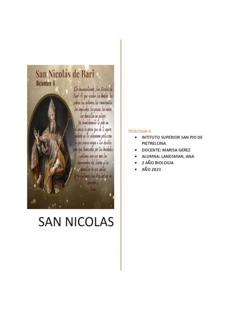 San Nicolás | PDF