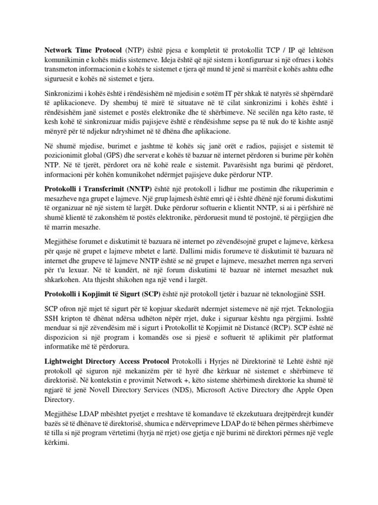 Protokollet e Rrjetit - Part 2-1-3 | PDF