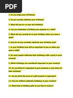 A Birthday Party Program Template | PDF