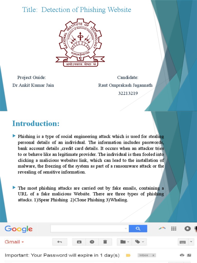 Detection of Phishing Website | PDF | Phishing | Malware