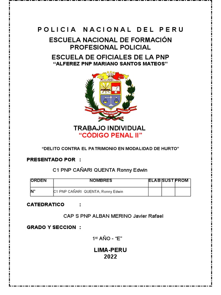Tai Codigo Penal | PDF