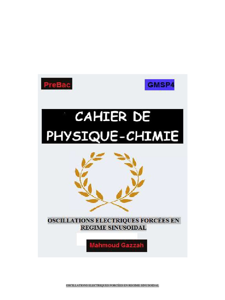 Exercice corrigé : Circuit RLC forcé | PDF | Tension électrique ...