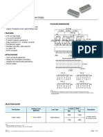 A-5461AS Super Red Display Datasheet | PDF | Soldering | Color