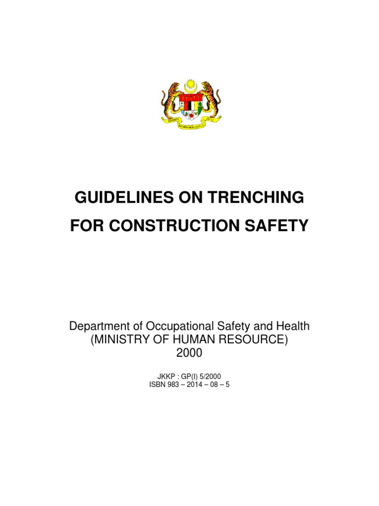 GUIDE13-Trenching For Construction | PDF