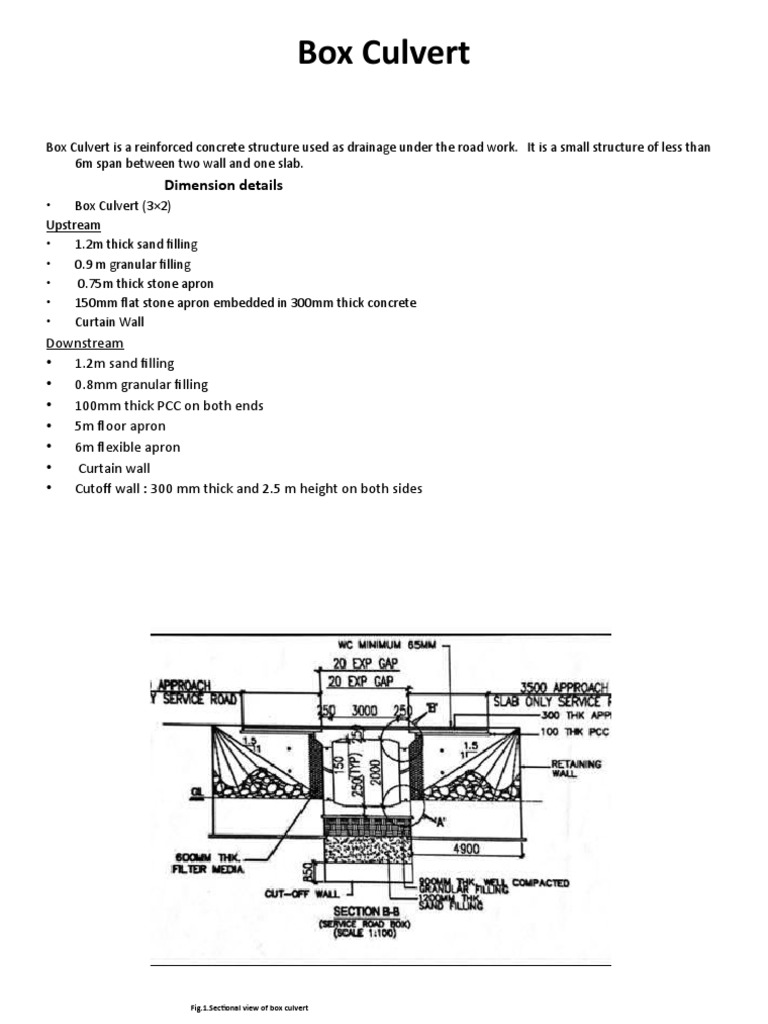 Box Culvert | PDF