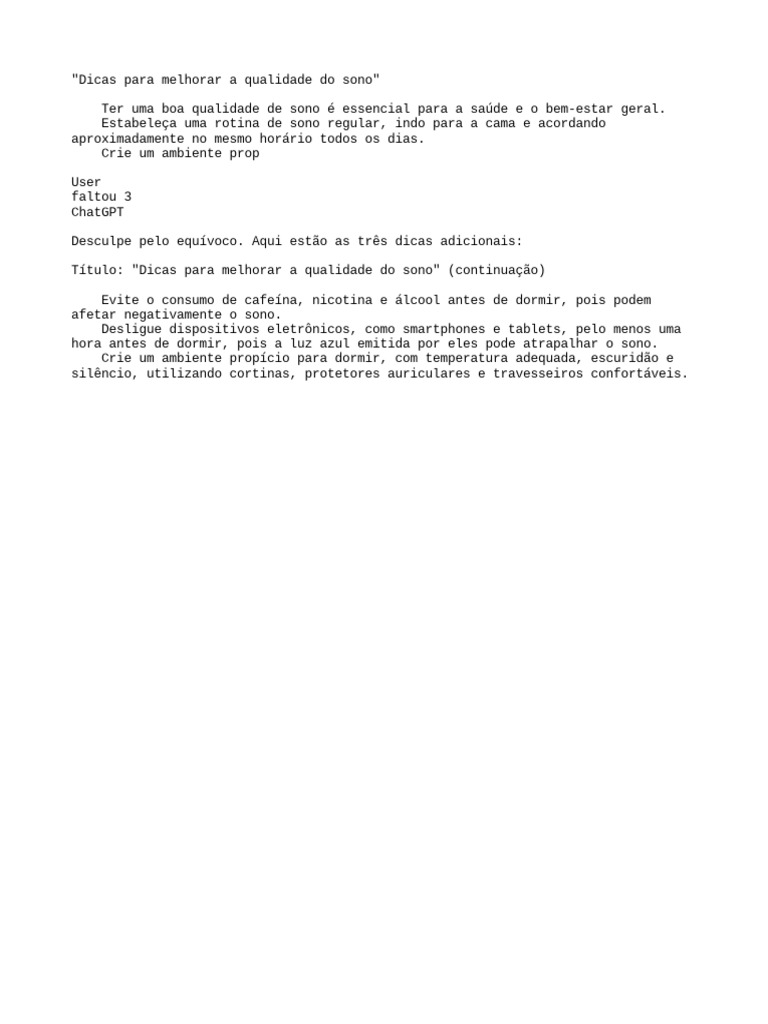 Melhore a Qualidade do Sono Agora | PDF | Autoajuda | Bem-estar