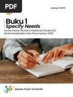 Penjelasan Umum Susenas Maret 2025 | PDF