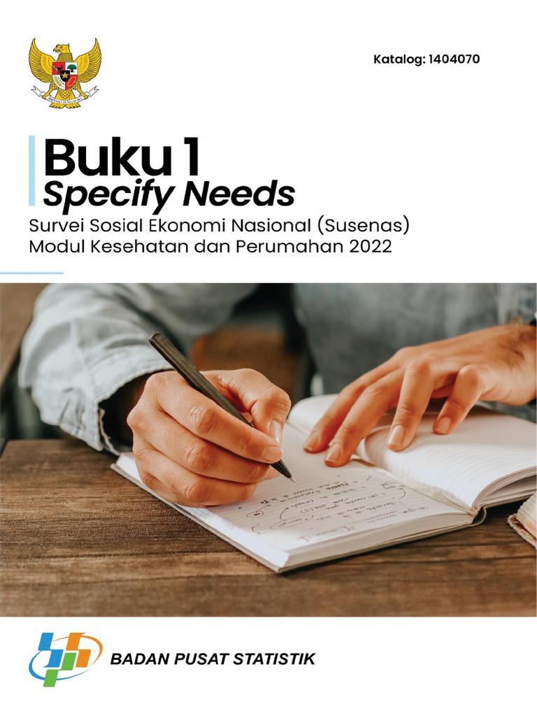 Buku 1 Specify Needs Susenas MKP 2022 | PDF