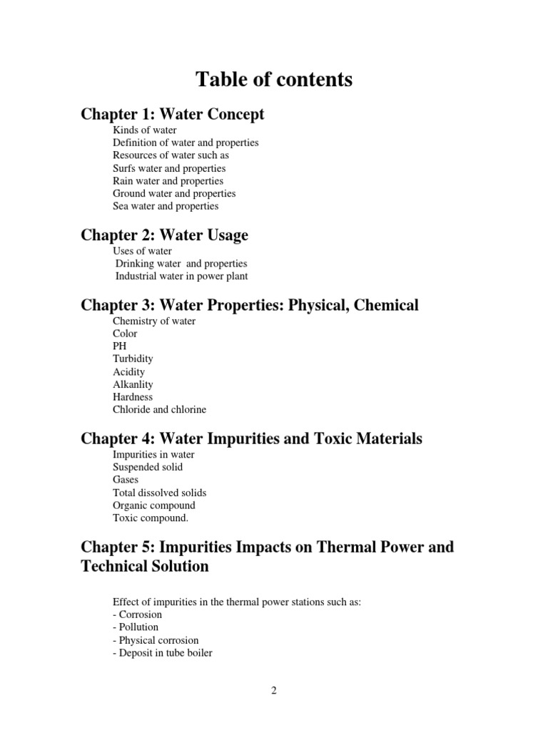 Chapter 1: Water Concept | PDF | Boiler | Water