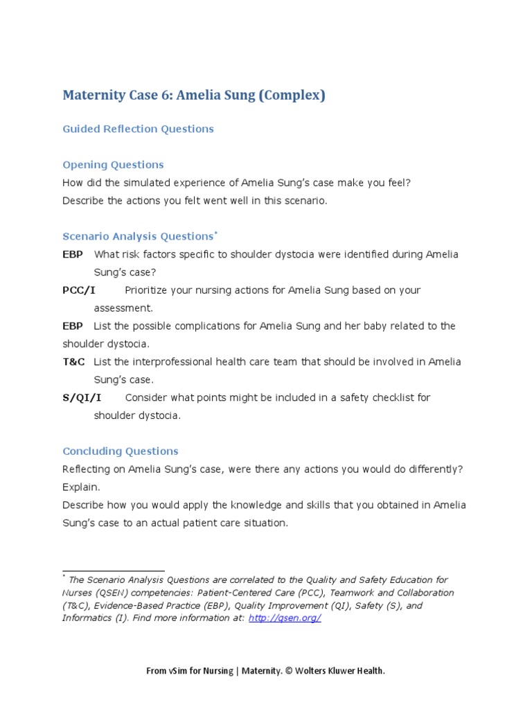 Vsim2.0 Maternity Amelia Sung Complex GRQ | PDF