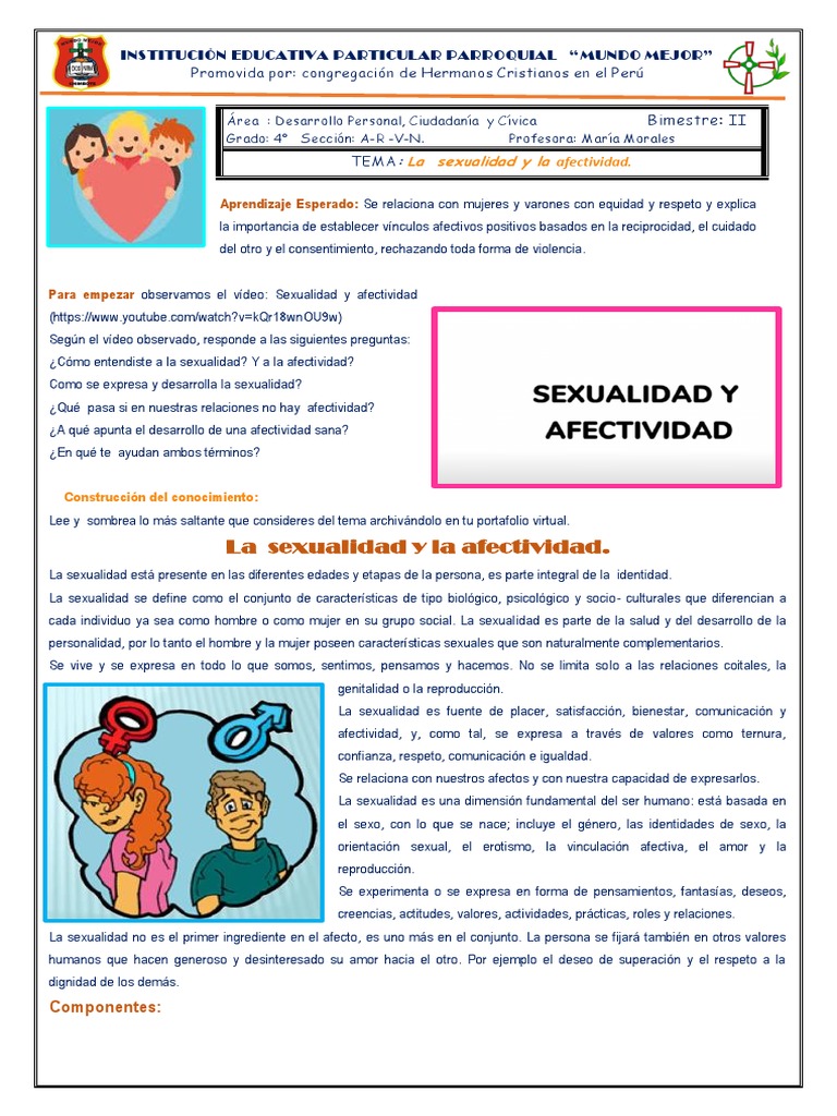 TEMA 3 - La Sexualidad y La Afectividad. | PDF | Sexualidad | Amor
