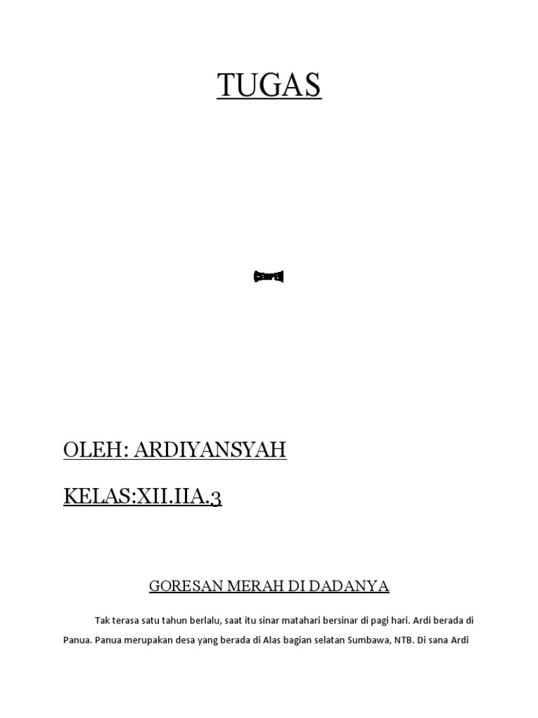 Luka Merah Di Dada Ku | PDF | Puisi