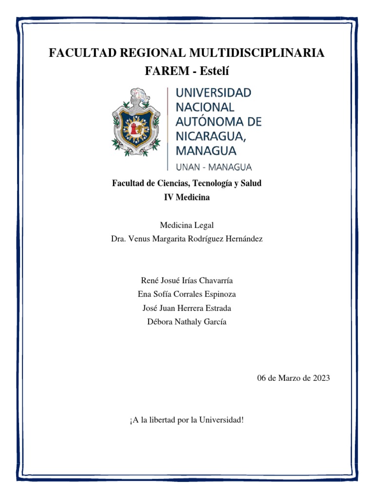 Logo FAREM Estelí en PNG | PDF | Jurisprudencia médica | Justicia