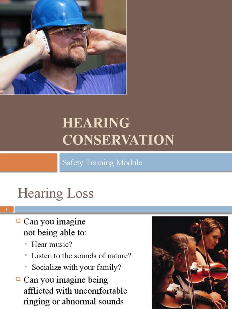 Hearing Conservation Safety Training Guide | PDF | Hearing | Audiology