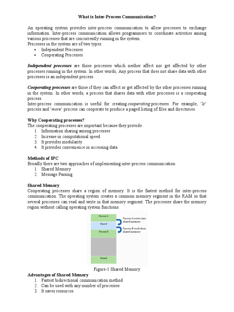 Tutorial-7 (IPC Introduction) | PDF | Process (Computing) | Message Passing Tutorial-7 (IPC Introduction) | PDF | Process (Computing) | Message Passing