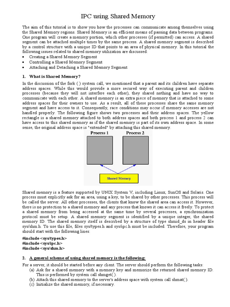 Tutorial 9 Ipc Shared Memory Pdf Pointer Computer Programming Parameter Computer 4309