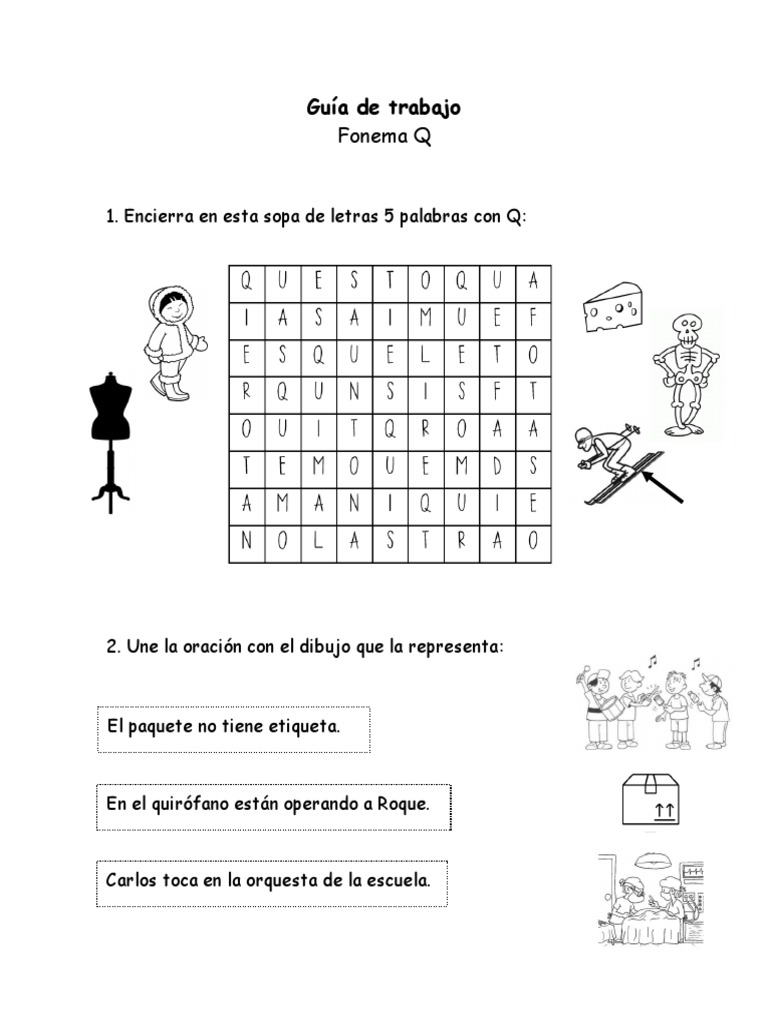 Fonema QUE-QUI | PDF