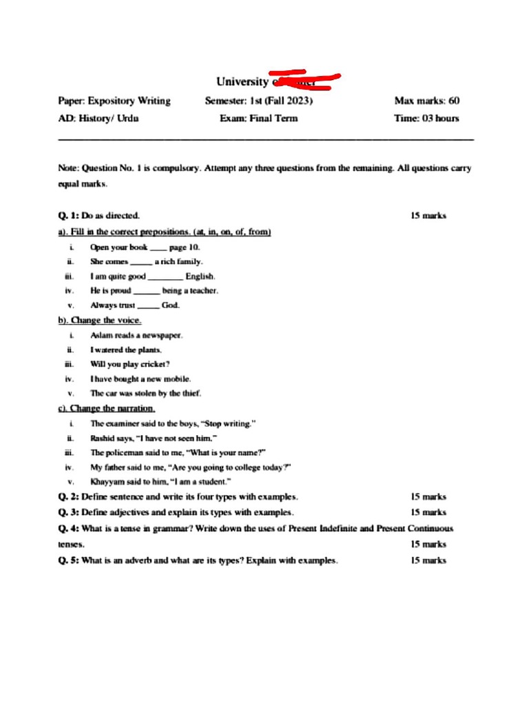 Paper AD 1 | PDF