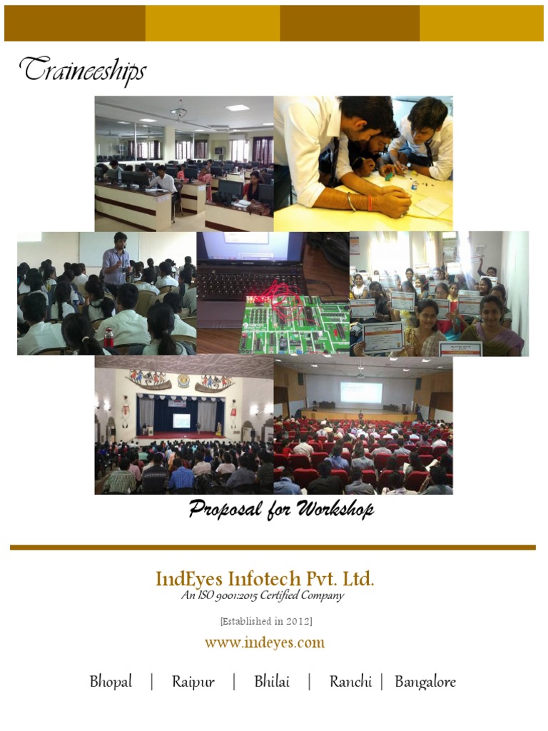 Workshop Proposal | Download Free PDF | Arduino | Microcontroller Workshop Proposal | Download Free PDF | Arduino | Microcontroller