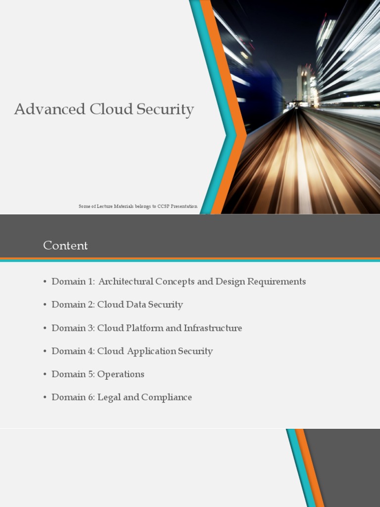 Cloud Security Lecture 4 | PDF | Cloud Computing | Software As A Service