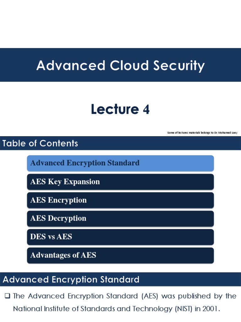 Cloud Security Lecture 4a Pdf Cryptography Secrecy 