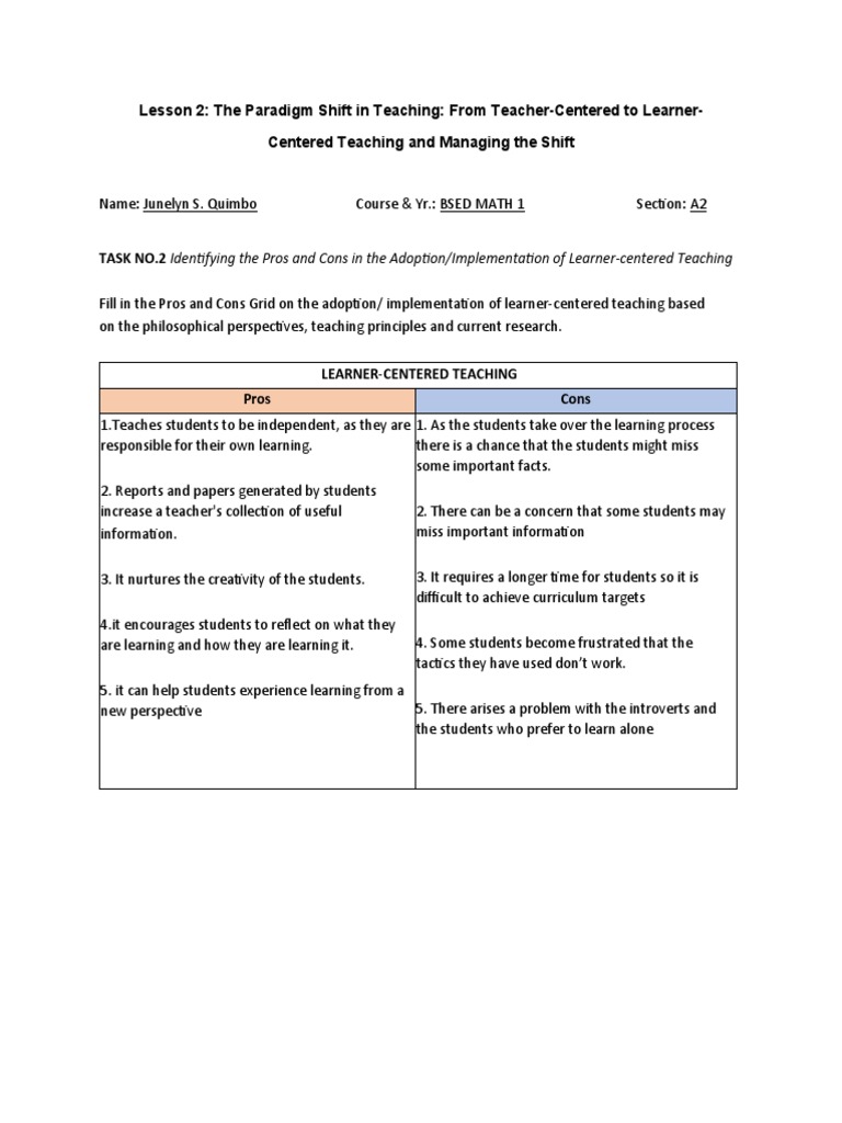 FCLT L2 | PDF | Learning | Teachers