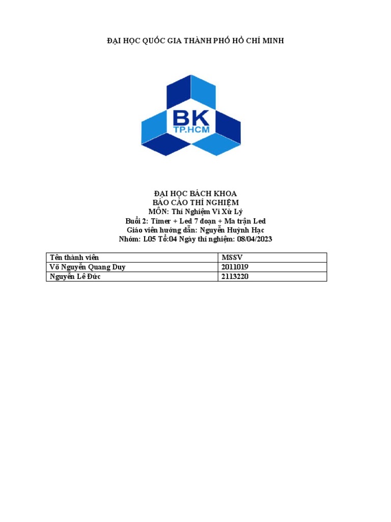 TN2# - L05 - Nhóm 2 | PDF