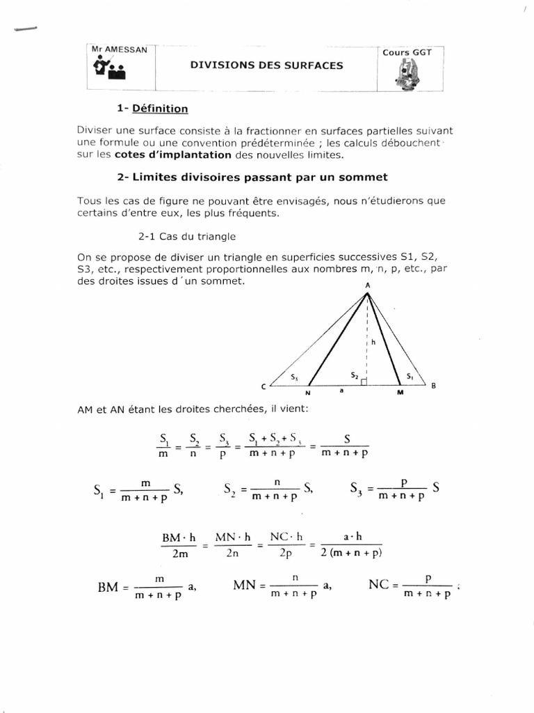 Division de Surface Esgc SP | PDF