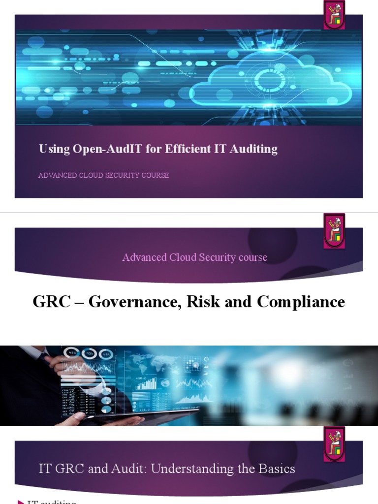 GRC & Open-AudIT | PDF | Risk Management | Audit