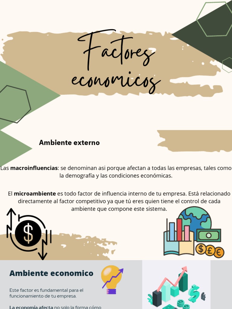 Factores Economicos | PDF | Inflación | Marketing