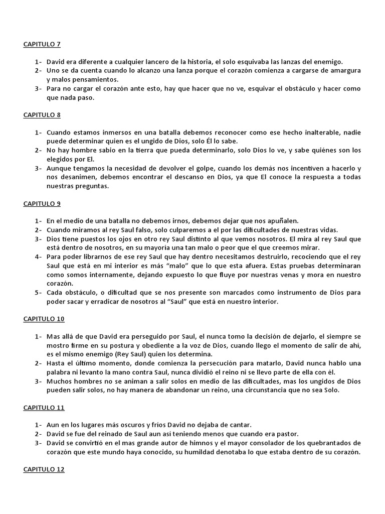 Parte 2 perfil de tres monarcas | PDF | David | Saulo