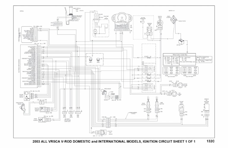 2003 All Vrsca V-Rod Domestic and International Models, Ignition ...