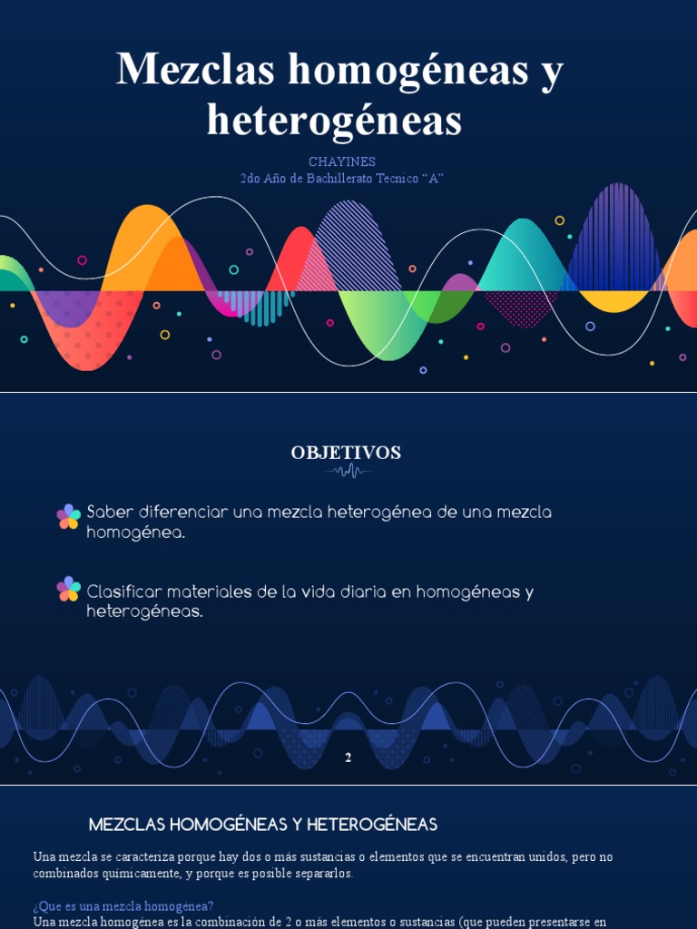 Mezclas Heterogeneas y Homogeneas, Complete | PDF | Mezcla | Sustancias químicas