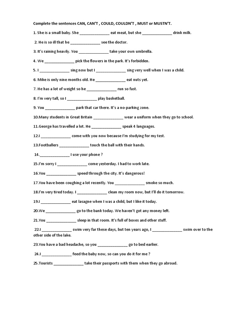 Complete The Sentences | PDF | Language Arts & Discipline | Wellness